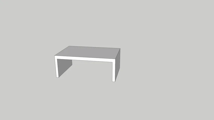 Table basse simple | 3D Warehouse