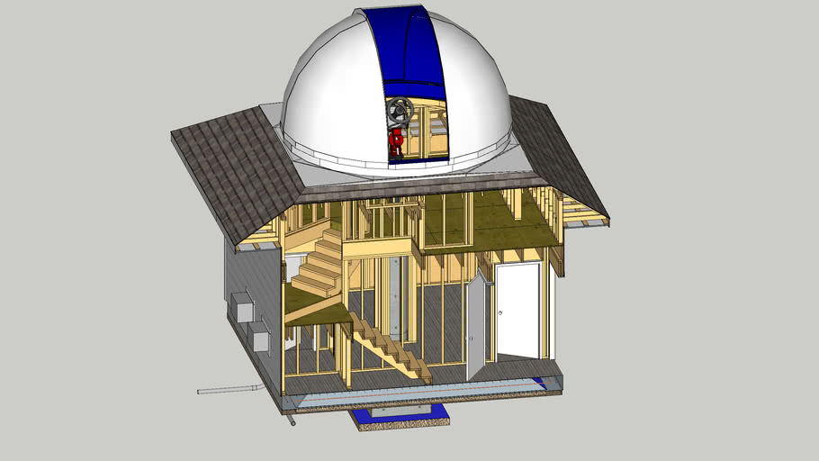 Two Story Observatory | 3D Warehouse
