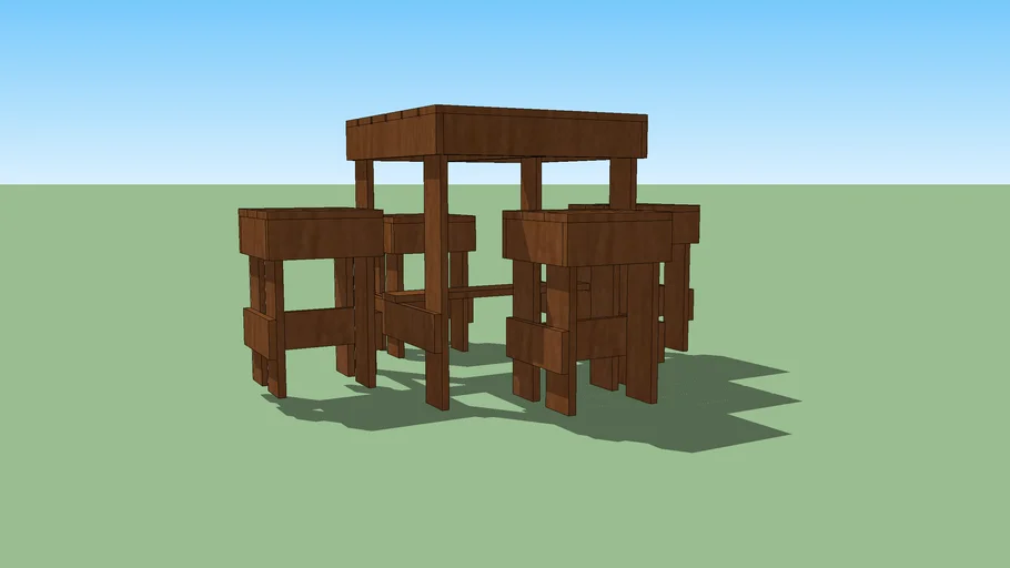 cafe chair table | 3D Warehouse
