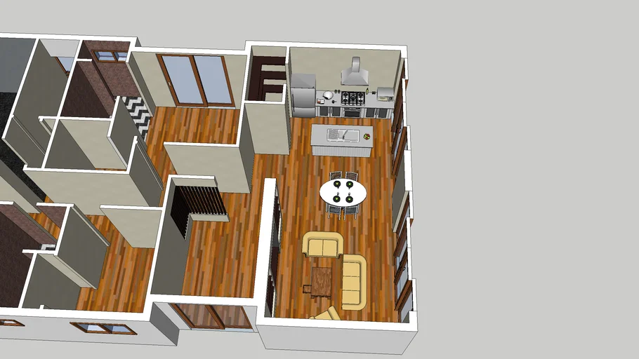 Single Story House | 3D Warehouse