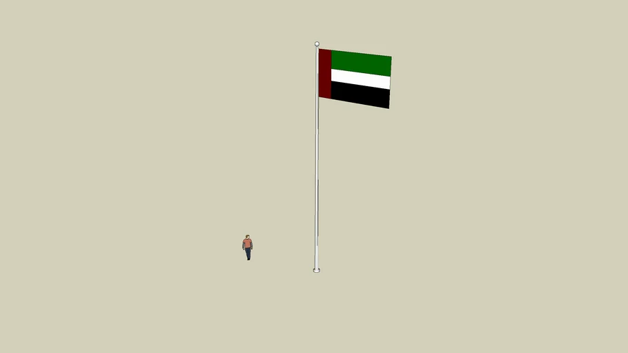 U.A.E flag (ANIS FAWAZ) | 3D Warehouse