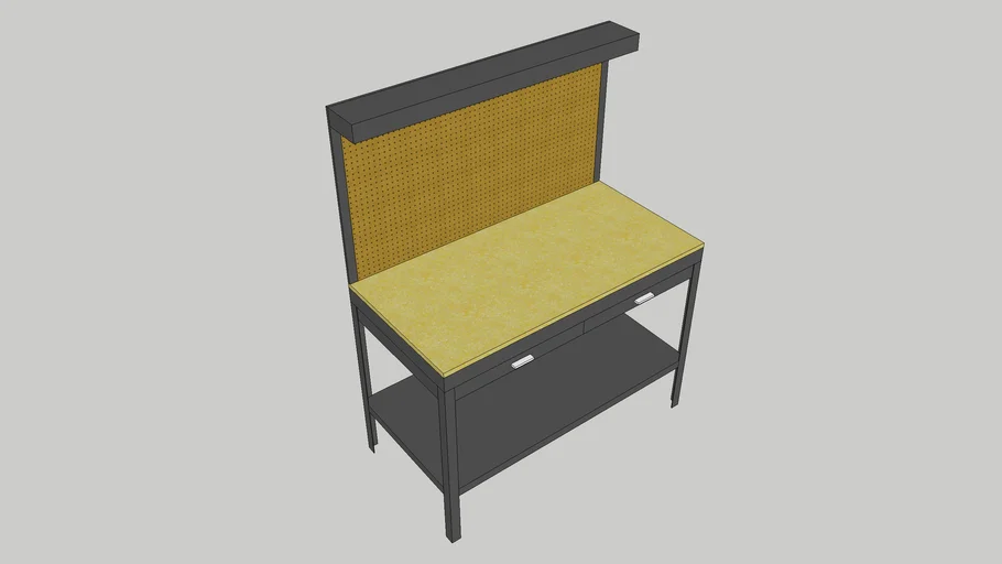 Harbor Freight Workbench | 3D Warehouse