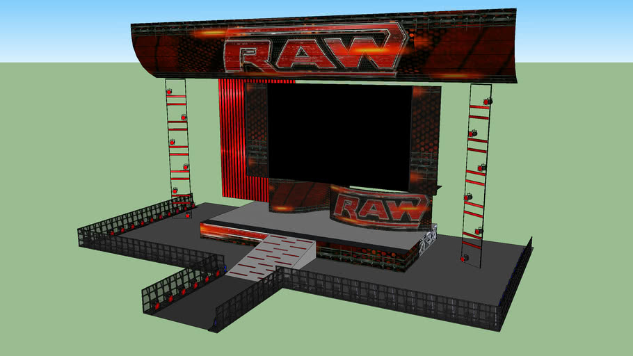 WWE RAW STAGE 2012 | 3D Warehouse