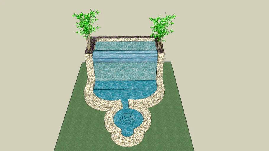 big waterfall | 3D Warehouse