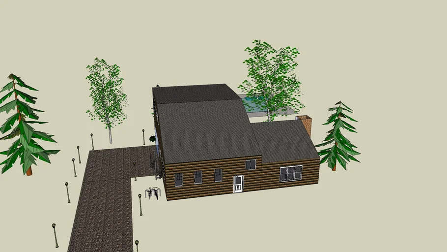 log cabin | 3D Warehouse
