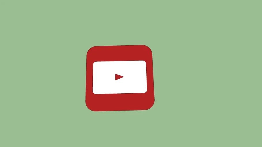 Youtube Logo | 3D Warehouse