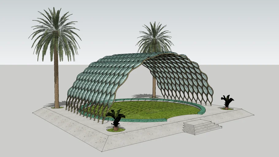 FANCY SHADE STRUCTURE | 3D Warehouse