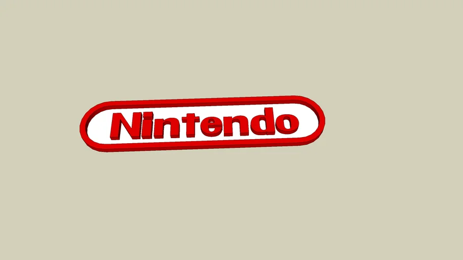 The famous Nintendo mark. | 3D Warehouse
