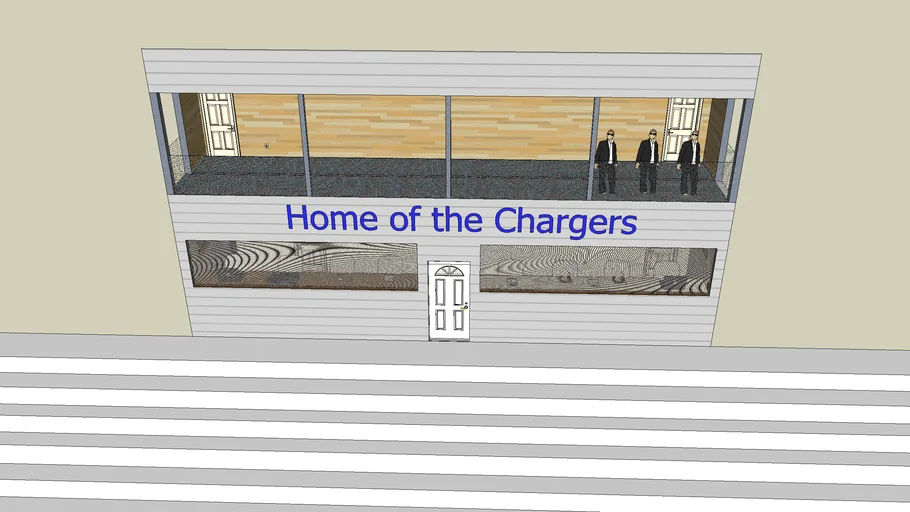 Press Box Fully Built | 3D Warehouse