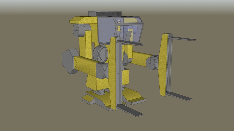 Simple Industrial Mech | 3D Warehouse