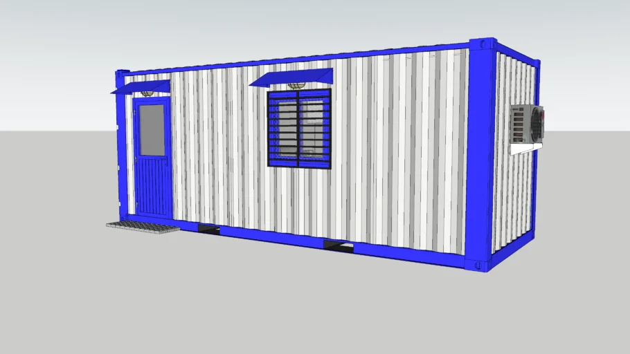 Site Office Container | 3D Warehouse