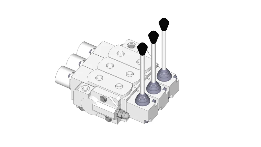3-bank control valve | 3D Warehouse