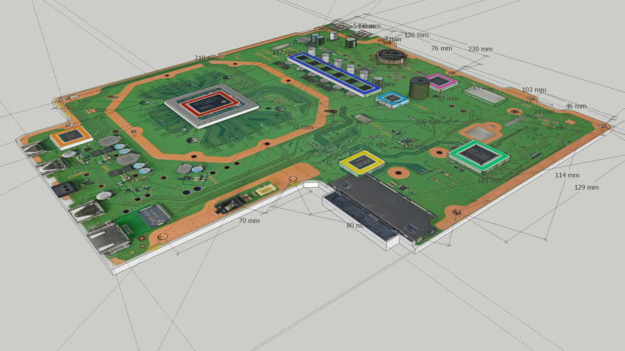 MB PS4 PRO CUH 7000 | 3D Warehouse