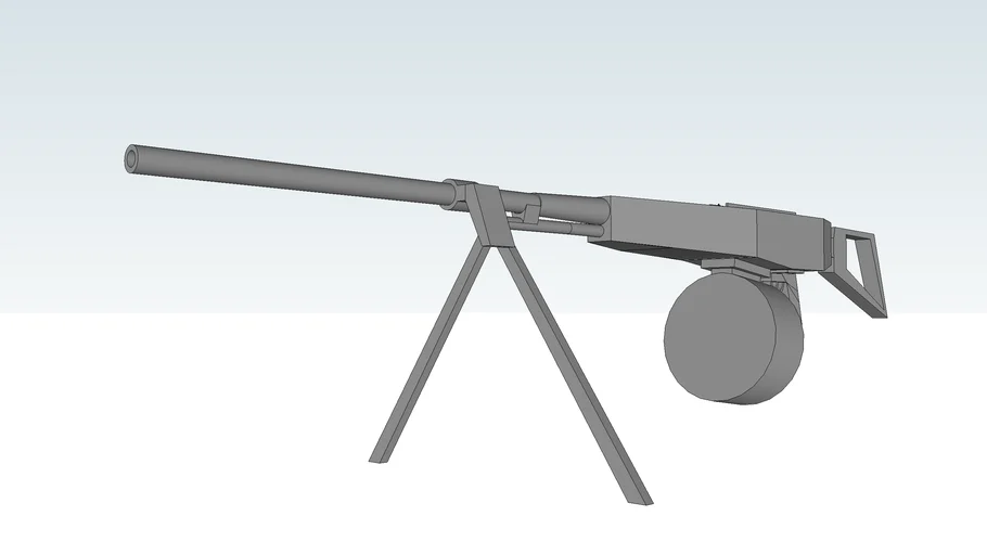 HKMG-8 machine gun 5.8x42mm | 3D Warehouse