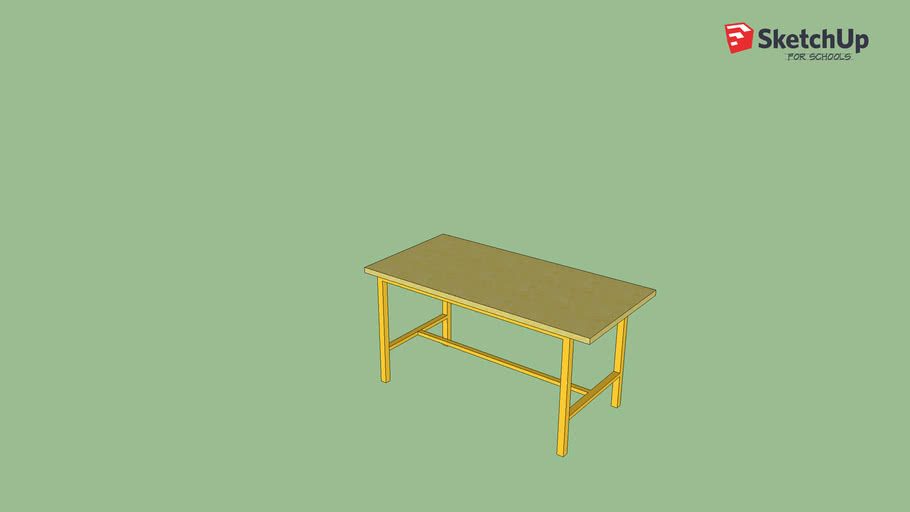 School workshop desk | 3D Warehouse