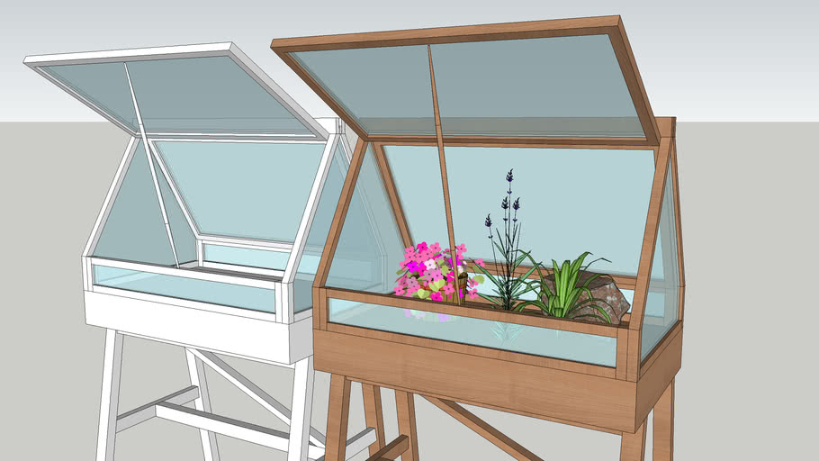 Flowers greenhouse shelf | 3D Warehouse