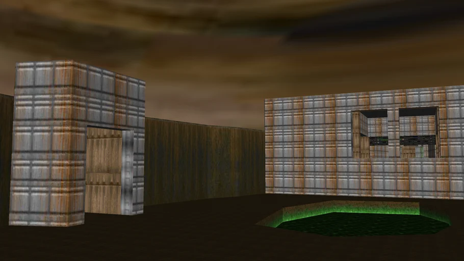 Doom - E1 M1: Hangar UPDATED | 3D Warehouse