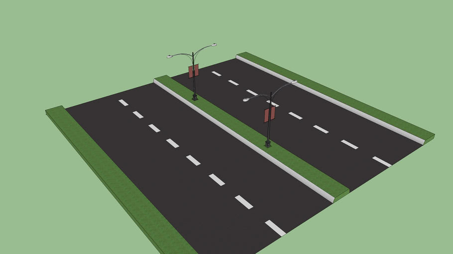 Straight Road | 3D Warehouse