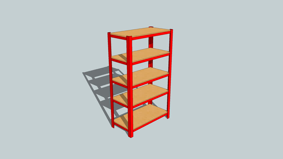 Steel Shelves | 3D Warehouse