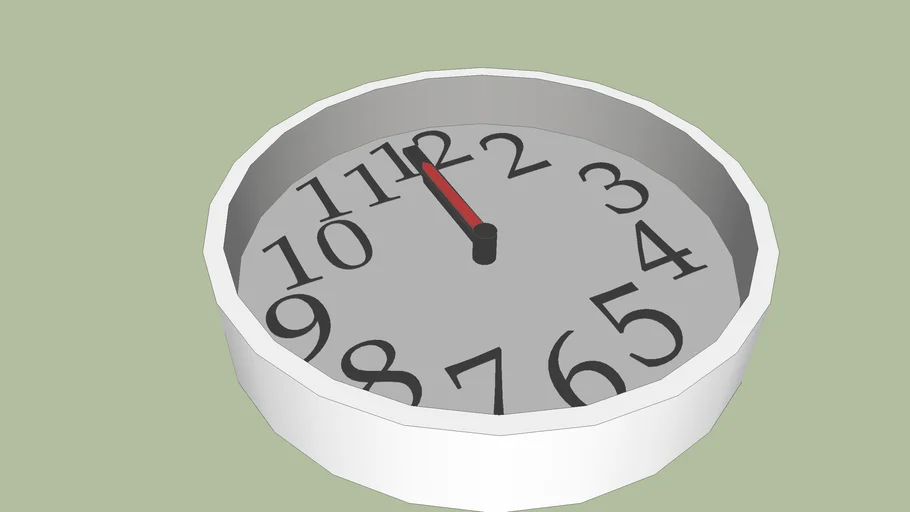 Wall clock | 3D Warehouse