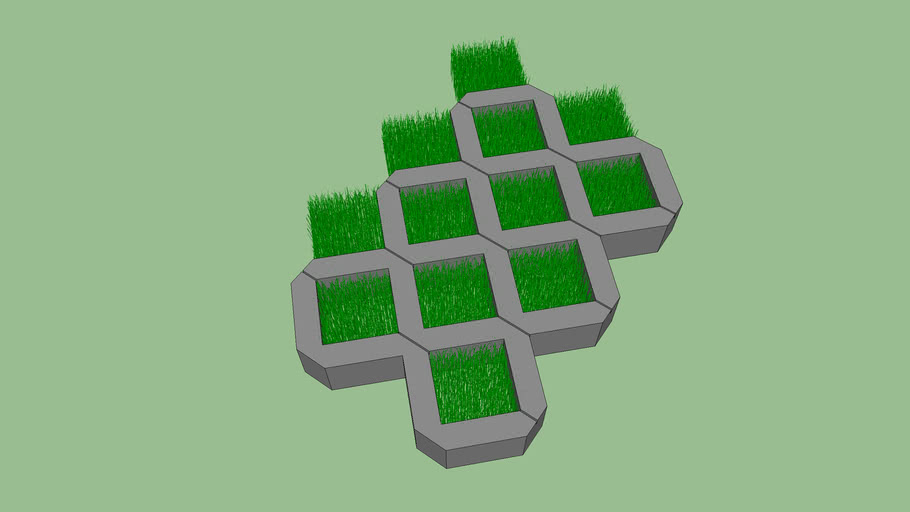 grass+block.skp | 3D Warehouse