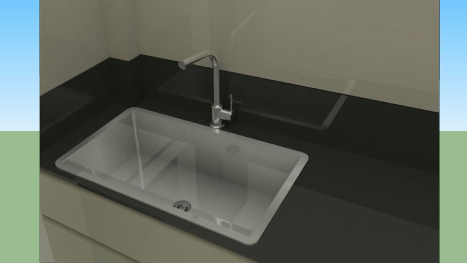 Kitchen tap and sink | 3D Warehouse