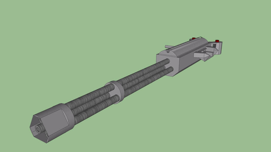 .50 Caliber Gatling Gun | 3D Warehouse