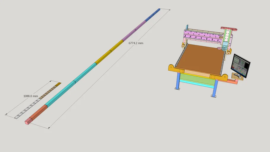 CNC Router Stand | 3D Warehouse