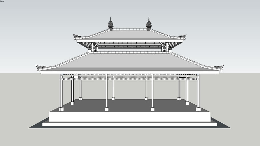 Bale banjar Pengiangan | 3D Warehouse