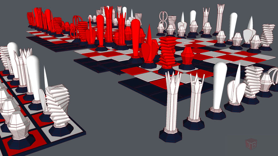 3d print chess pieces | 3D Warehouse