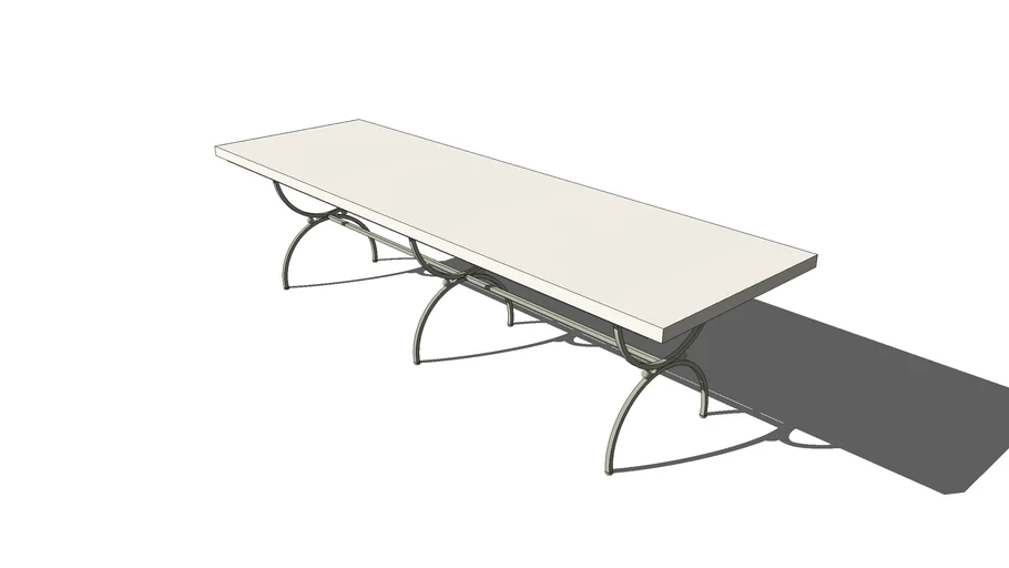 MWGD - 9'0x3'0_Provence Table | 3D Warehouse