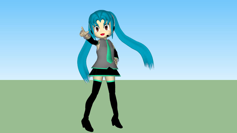 VOCALOID HATSUNE MIKU | 3D Warehouse
