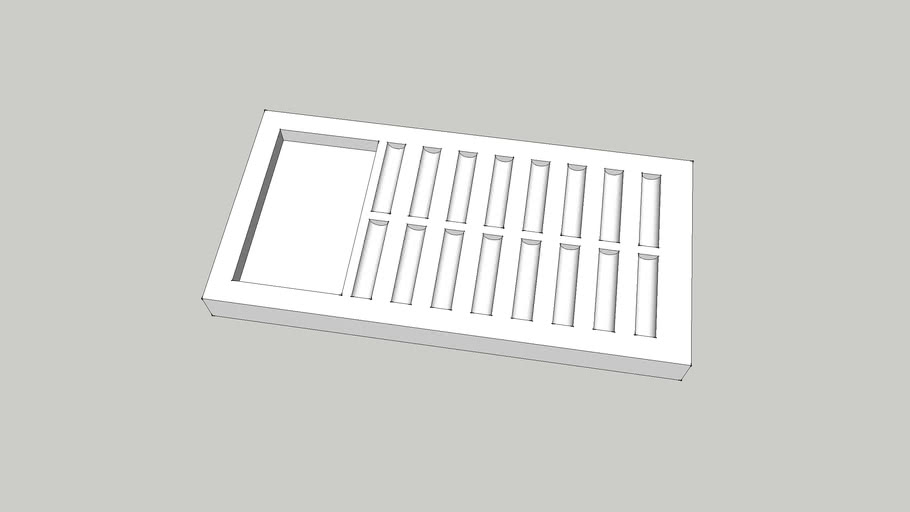 Locksmith Pin Tray | 3D Warehouse