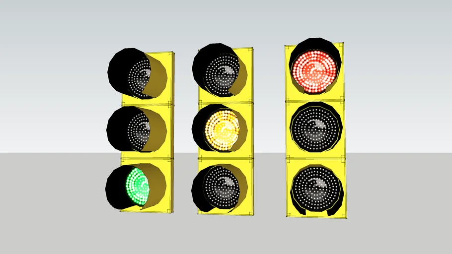 Semaforos LED 8' | 3D Warehouse