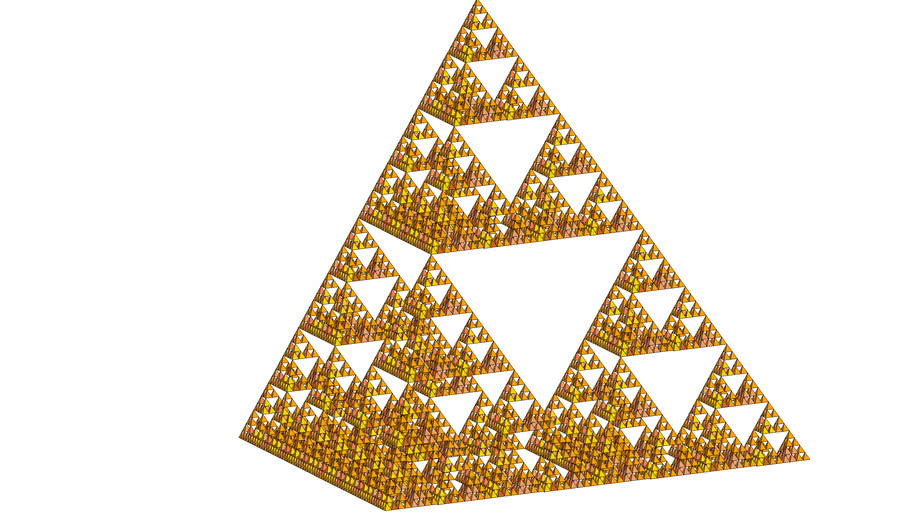 Infinite Sierpinski triangle | 3D Warehouse