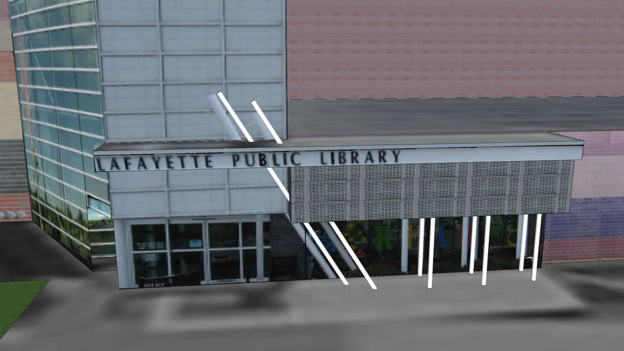 lafayette colorado public library and sister carmen center | 3D Warehouse