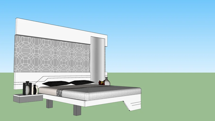 bed + design + paneling | 3D Warehouse