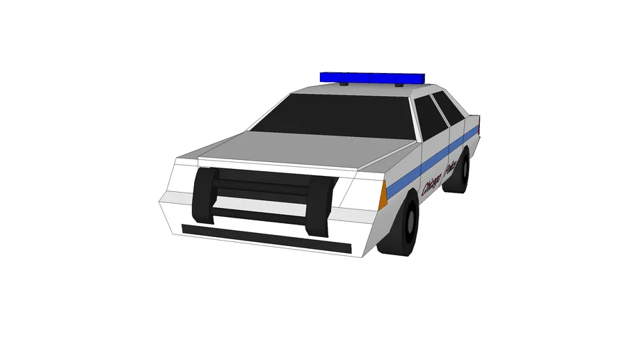 Chicago Basic Police Car | 3D Warehouse