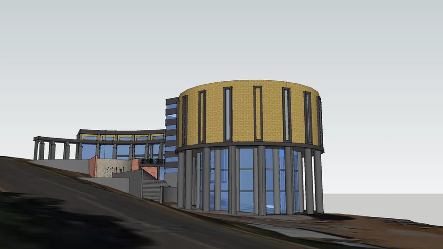 New entrance building of UNISA | 3D Warehouse