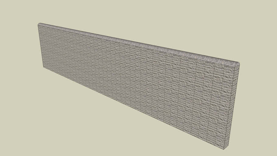 Concrete Block Wall | 3D Warehouse