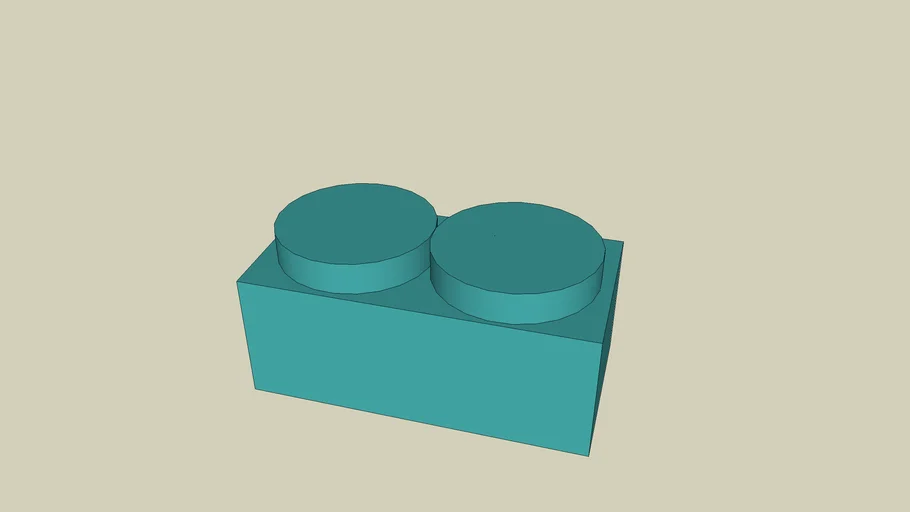 giant teal lego | 3D Warehouse