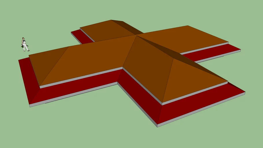 cross roof no.4 | 3D Warehouse