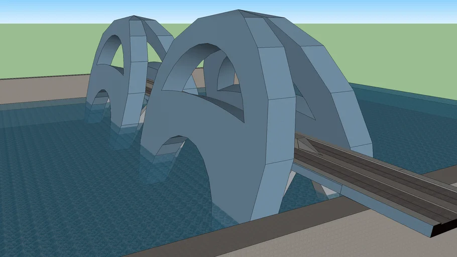 Crescent bridge | 3D Warehouse