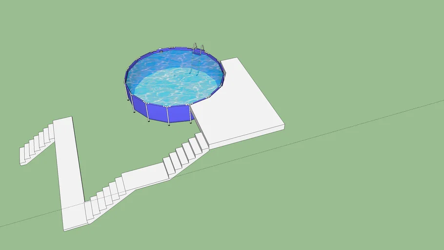 Zahn Pool Deck | 3D Warehouse