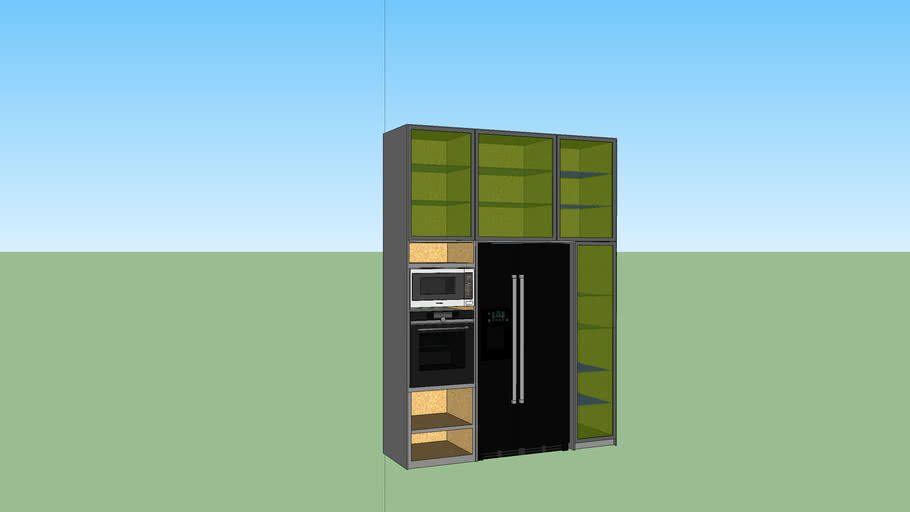 Oven & fridge | 3D Warehouse