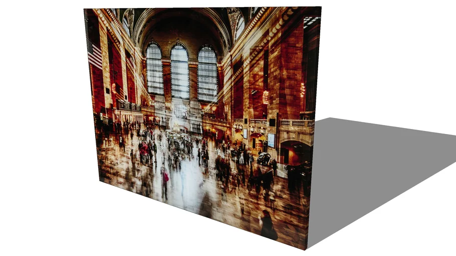 Tableau en plexi 120 x 160 cm GRAND CENTRAL, Maisons du monde, ref ...