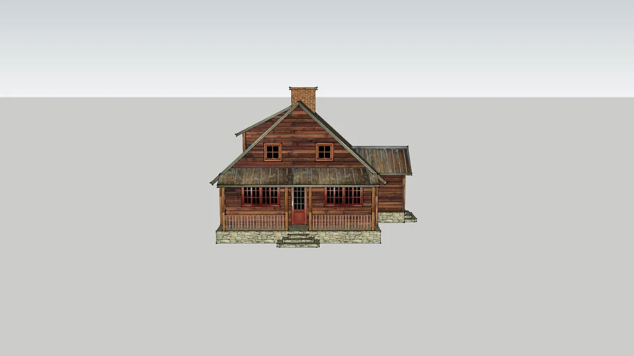 Wooden House | 3D Warehouse