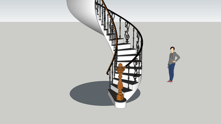 spiral staircase | 3D Warehouse