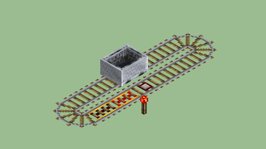 Minecraft rail pack | 3D Warehouse