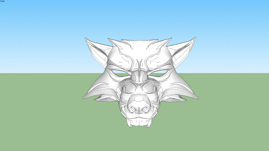 The Witcher Wolf Mask | 3D Warehouse